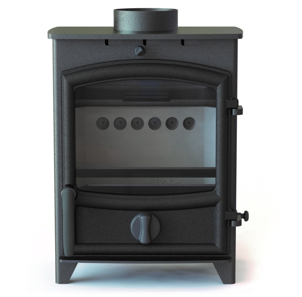 C&J FIRELINE FX5 5kW Multi Fuel Stove Curved Door - Grampian Stoves
